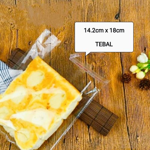 Jual plastik bungkus roti, cookies & acessories uk 14cm x 18cm (100 lbr ...