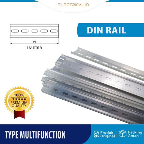 Jual DIN RAIL / OMEGA RAI / MULTI RAIL ALUMUNIUM CIC MCB - ALUMINIUM ...