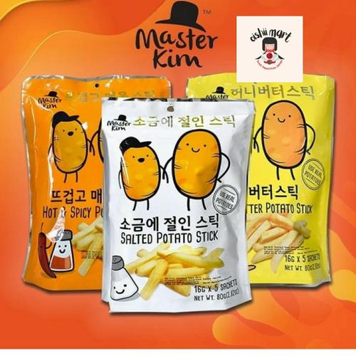 Jual Master Kim Potato Stick / snack impor / snack korea / cemilan ...