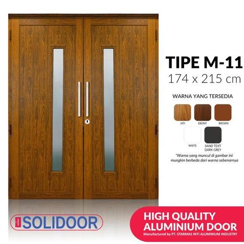 Jual Pintu Aluminium SOLIDOOR-M11 - STD Grey TYPE-A - Kab. Bekasi - oxva shop | Tokopedia