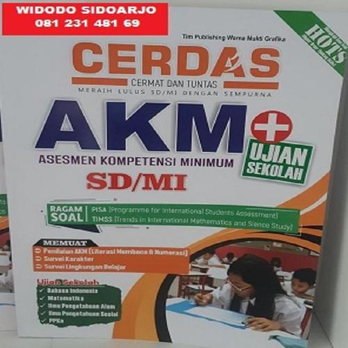 Jual CERDAS AKM PLUS US SD/MI KELAS 6 (KUMPULAN SOAL DAN PEMBAHASAN UJIAN - Jakarta Barat ...