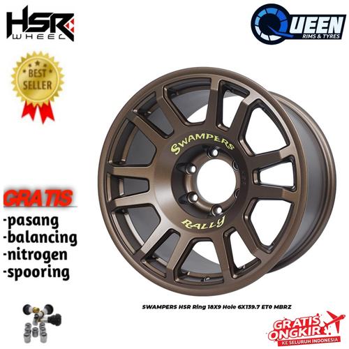 Jual Velg racing hilux pajero triton fortuner ford everest HSR SWAMPERS ...