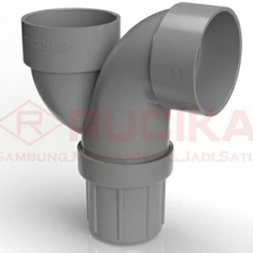 Jual Sambungan Pipa P-Trap D 3 " Rucika P Trap D 3 Inch PVC Rucika ...