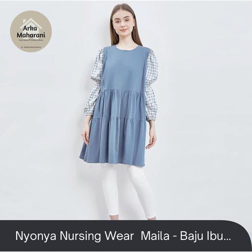 Jual Nyonya Nursing Wear Maila - Zeline Collection (NEW) - UKURAN XL ...