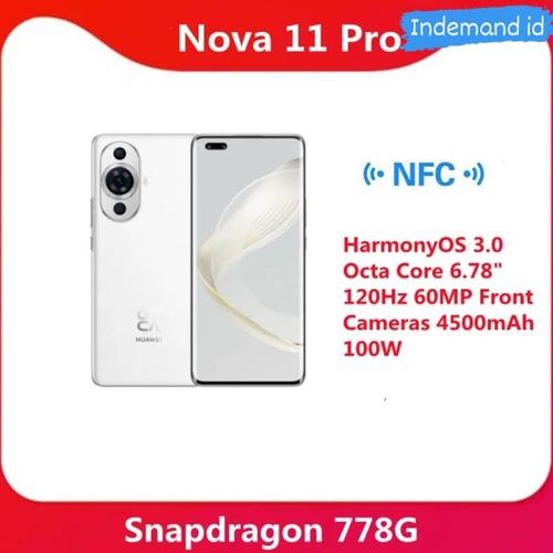 Jual Huawei Nova 11 Pro 6.78 inci 100W Super Charging NFC 4500mAh 60MP - Hitam, 512GB - Jakarta ...