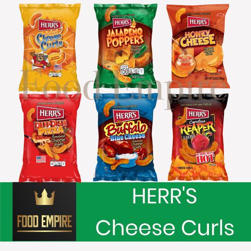 Jual HERRS Cheese Curls | Cheese Flavored Snacks | HERR'S USA - Cheese ...