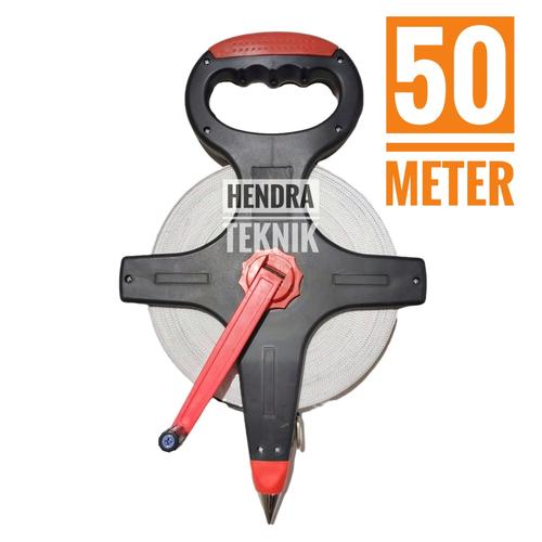 Jual METERAN FIBER 50M ROL METER TANCAP HD METERAN TUSUK SERAT FIBER ...
