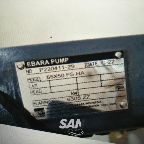 Jual Pompa Ebara 65x50 FSHA - Gland Packing - Kab. Sidoarjo - SAN POMPA | Tokopedia