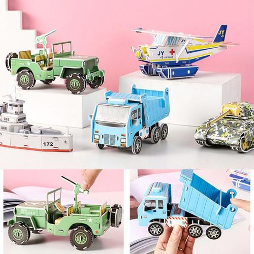 Jual 3D Foam Transport Puzzle Mainan Rakit Miniatur Pesawat Mobil ...