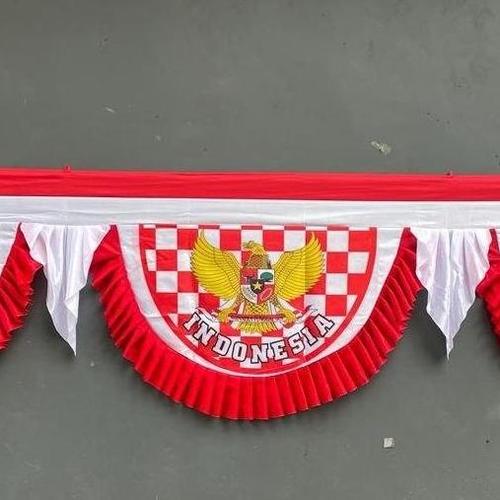Jual Bendera Merah Putih Backdrop bendera panjang bendera garuda 5 ...