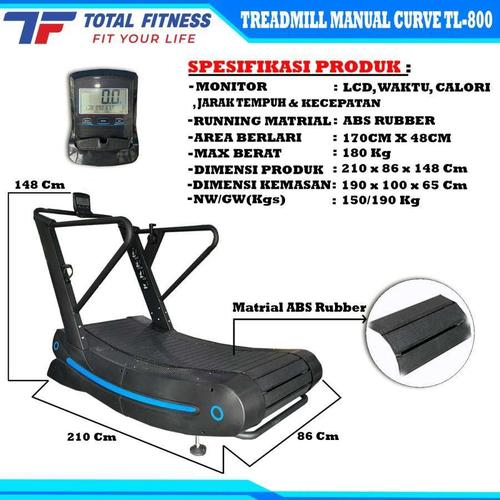 Jual Treadmill Manual Curve Murah Commercial - Kota Surabaya - SAPU ...