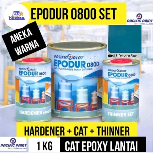 Jual Epodur 0800 Dresden Blue 00445 Set Epodur 445 Dresden Blue 1kg Set ...