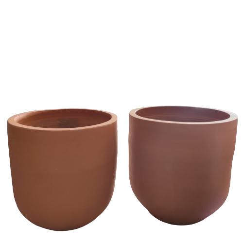 Jual Pot besar diameter 40 cm pot tanah liat warna natural terakota - D ...