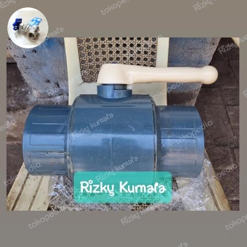Jual Ball Valve PVC 4" Inch / Ball Valve / Stop Kran PVC - Kota ...
