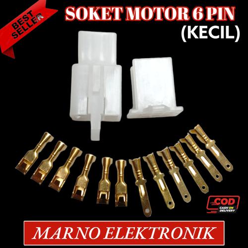 Jual SOKET MOTOR 6 PIN KECIL SOCKET 6PIN ASLI ORIGINAL ORI - Kota ...