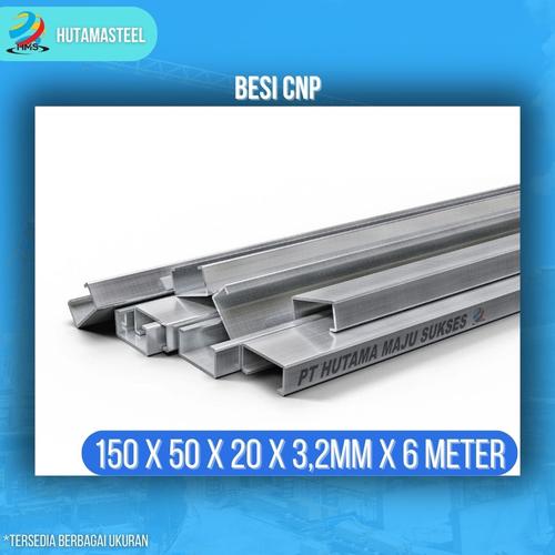 Jual Besi CNP SNI 150x50x20x3,2mm-6M (Sertifikat) - Jakarta Barat ...