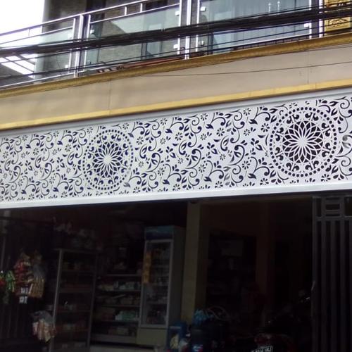 Jual fasad facade balkoni kisi-kisi ornament plat besi cnc laser ...