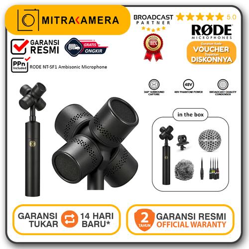 Promo RODE NT-SF1 Ambisonic Microphone Cicil 0% 3x - Jakarta Selatan ...
