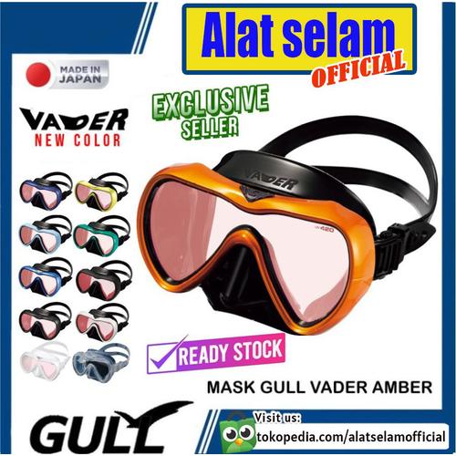 Jual GM-1268 Mask Gull Vader Amber UV 420 Masker Snorkeling Selam ...