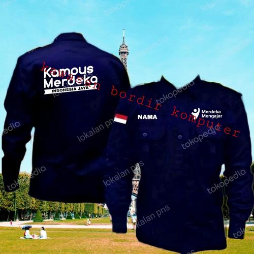 Jual Terbaru seragam kampus merdeka kemeja kampus merdeka pdh kampus ...