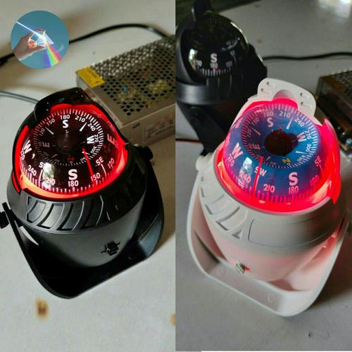 Jual Marine compas Yacth braket Mount kompas navigasi kapal hitam/putih ...