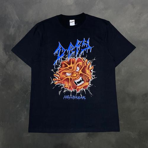 Jual KAOS BAND OFFICIAL DEFY HC - hellbreak black - XXL - Kab. Sleman ...