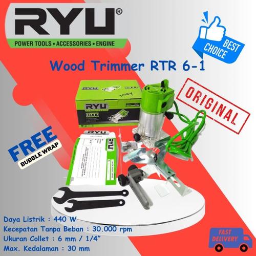 Jual Mesin Tool Alat Buat Profil Kayu Trimmer Router Trimer Roter RTR61 ...