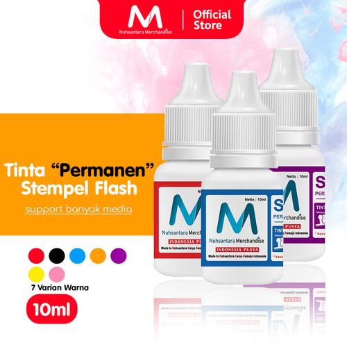 Jual Tinta Isi Ulang Stempel 10 ml / Tinta Stampel Permanen / Tinta ...
