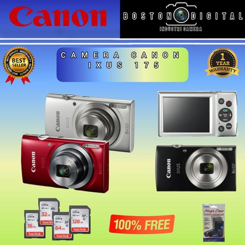 Jual CANON IXUS 175 POCKET CAMERA / CANON IXUS 175 - BOX PUTIH/POLOS ...