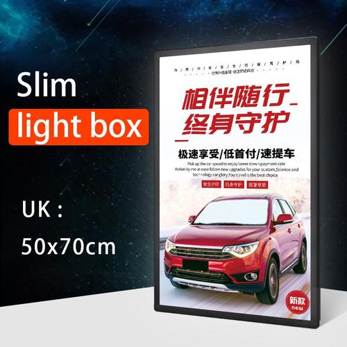 Jual Slimlite Magnetic Light Pro 50x70cm - Slim Light Box LED Neon Box ...