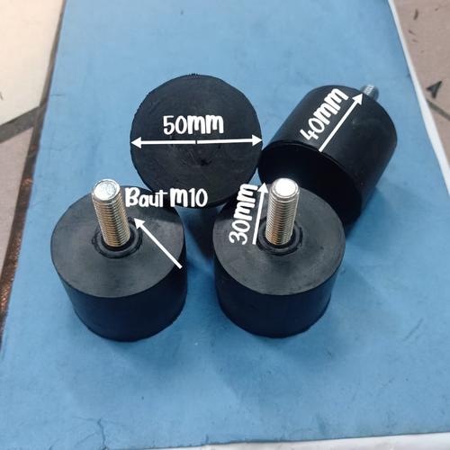 Jual Karet Engine Monting 50×40×M10 Alas Ganjelan Mesin/Alas Peredam ...