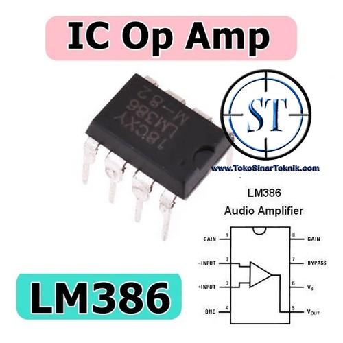 Jual IC LM386N LM386M LM386 LM 386 Low Volt Audio Power Amplifier DIP 8 Pin - Kota Serang ...