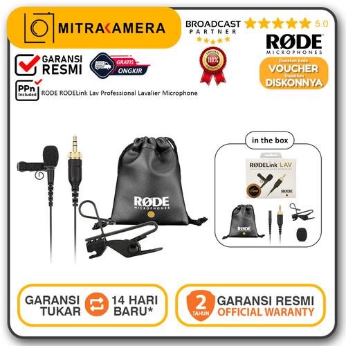 Promo RODE RODELink Lav Professional Lavalier Microphone Cicil 0% 3x ...