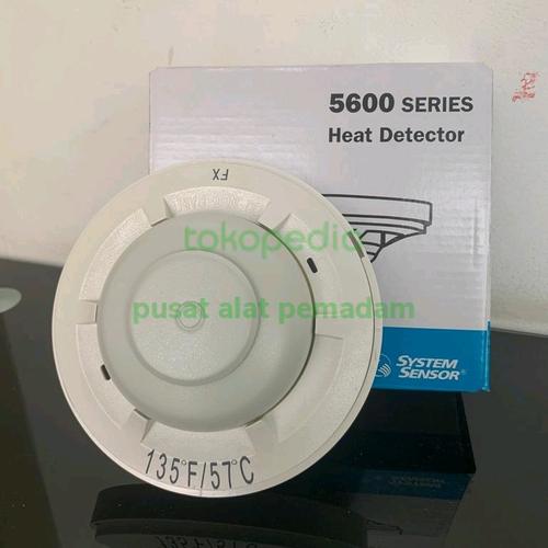 Jual fixed temperature heat detector notifier system sensor 5603 c/w ...