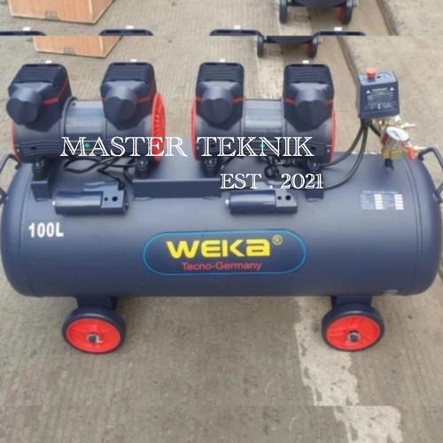 Jual Mesin Kompresor Angin Listrik 100 Liter Oiles Oiless Compressor ...