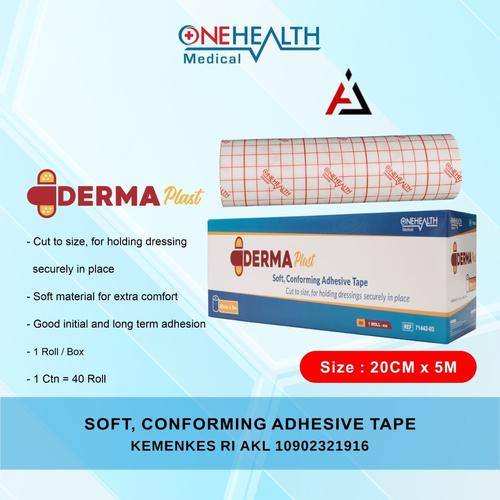 Jual Dermaplast 20cm X 5m Roll Onehealth Plester Seperti Hypafix ...