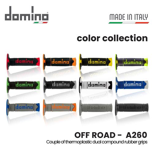 Jual Handgrip Domino Italy Offroad A260 DSH Original Universal - Hitam ...