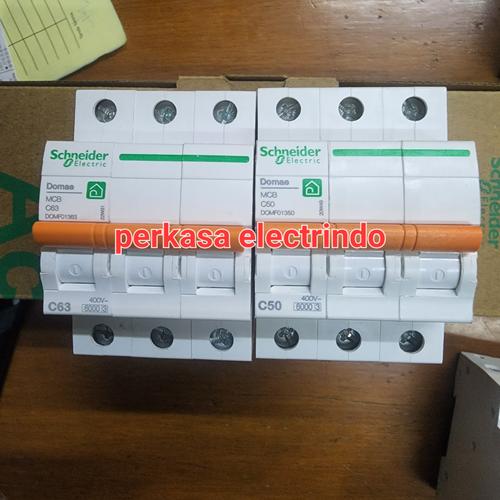 Jual MCB DOMAE NEW 6KA 3P 50A 63A ORIGINAL SCHNEIDER - 63A - Jakarta Pusat - perkasa electrindo ...