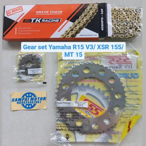 Jual GEAR set SSS R15v3 /mt15/ xsr155 - dpn+50+R.hs - Kab. Sukoharjo ...