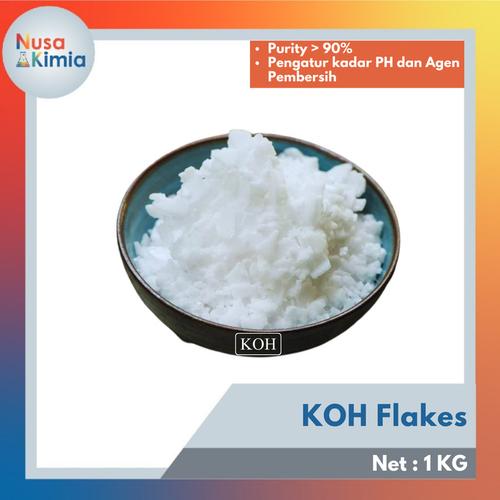 Jual KOH Flakes 1 Kg - Kalium Hidroksida - Pengatur PH dan Pembuatan Sabun - Jakarta Utara ...