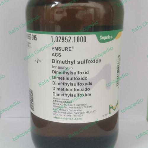 Jual Dimethyl Sulfoxide merck | DMSO | ( CH3)2SO | Merck 1.02952.1000 ...