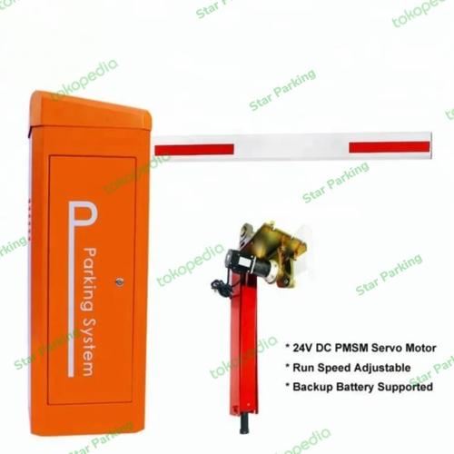 Jual Barrier Gate Servo Motor 24V DC Gate Barrier Servo Motor + Palang4 ...