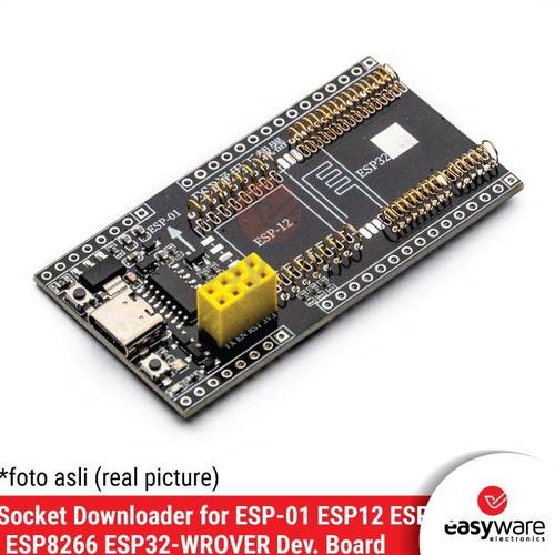Jual Programmer Downloader Flasher Chip ESP32 ESP01 ESP8266 ESP-32 Adapter - Kota Depok ...