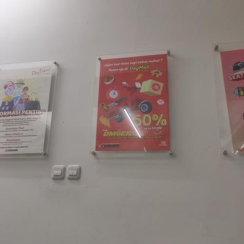 Jual Papan Poster akrilik 2mm double 30x50 - Kota Bandung - Giliantz ...