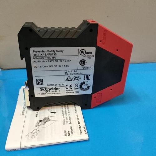 Jual Xpsaf5130 24Vdc Safety Relay Module For Emergency Stop Schneider ...