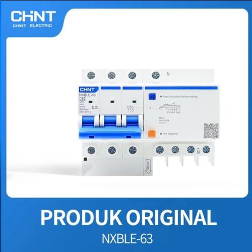 Jual RCBO Chint NXBLE 63 3P 6A 10A 16A 20A 25A 32A 40A 50A 63A 6kA - 30mA, 32A - Kota Surabaya ...