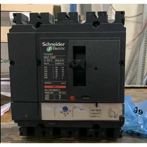 Jual MCCB Schneider Electric 4 pole 100a NSX 100F (Original) - Jakarta ...