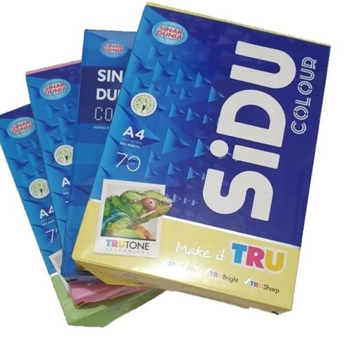 Jual Kertas HVS Warna A4 70gr SiDU - Kuning - Jakarta Pusat - Alfian ...