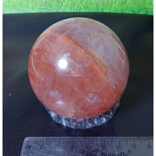 Jual Natural Red Hematoid Quartz Sphere (1) - Jakarta Barat - Natural ...