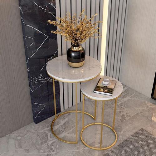 Jual meja tamu marmer,side table besi marmer carara D 40 T60 D30 T50 ...